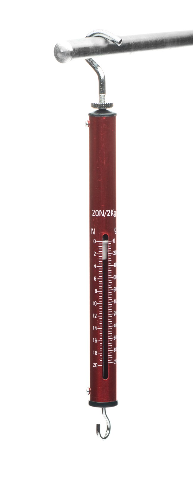 United Scientific Supplies Aluminum Spring Scales Capacity: 2000g/20N:Education | Fisher Scientific